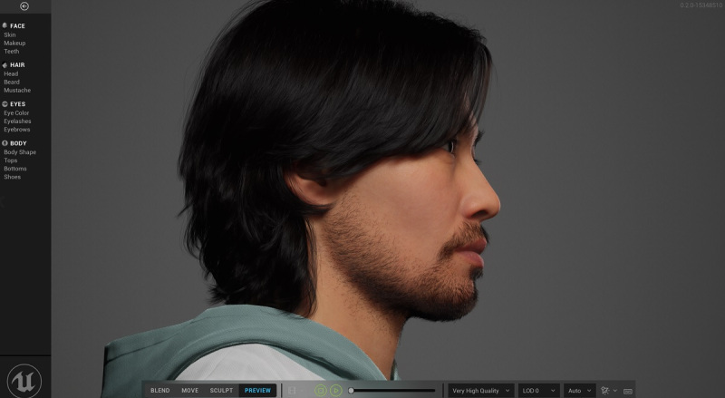 Epic Games’ MetaHuman Creator allows the development of realistic ...